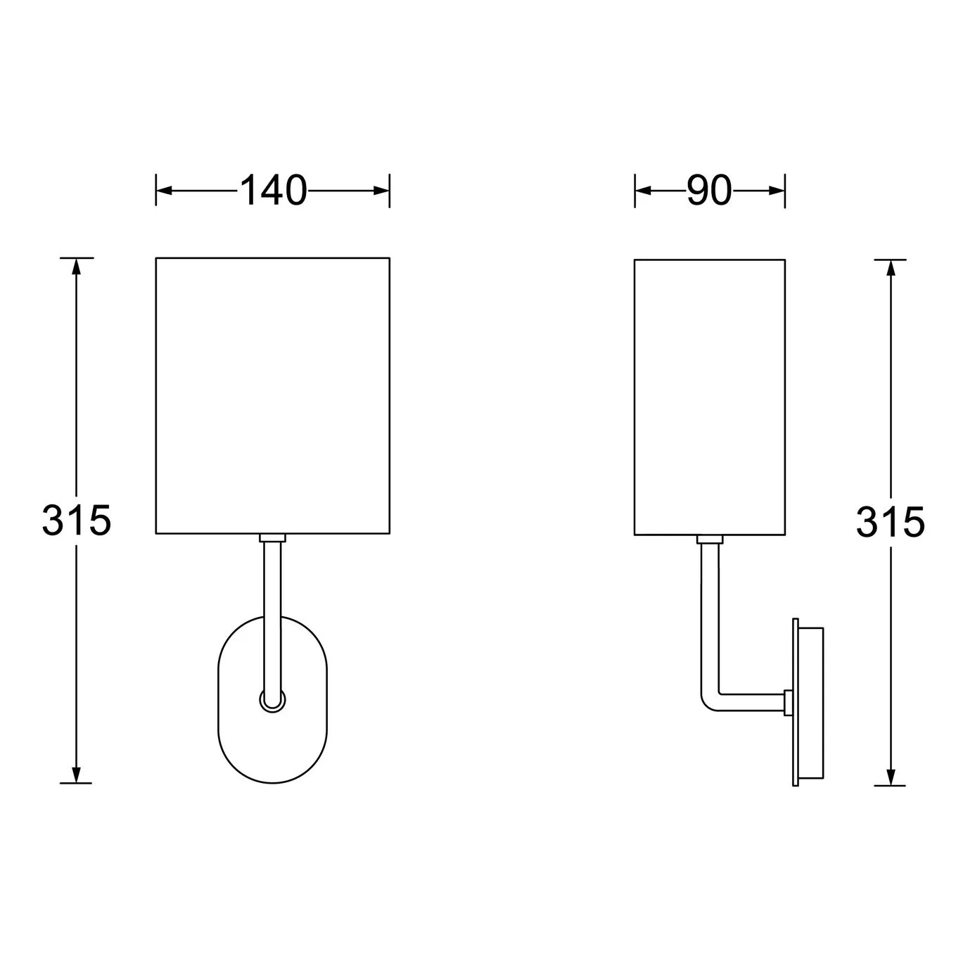 Oval Wall Lamp – Qraft Lighting
